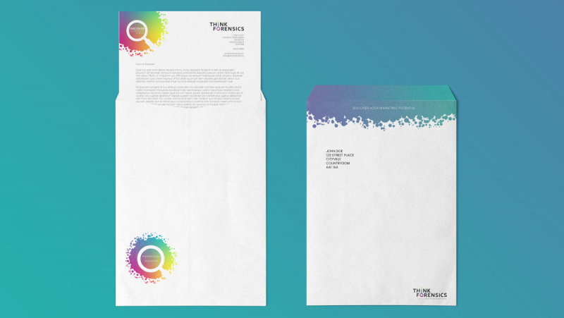 Think Forensics Rebrand - Iron Dragon Design