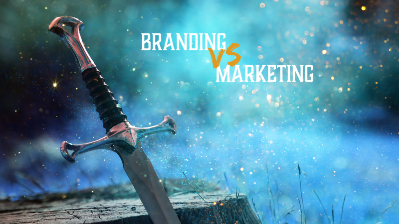 Branding vs Marketing - Iron Dragon Design